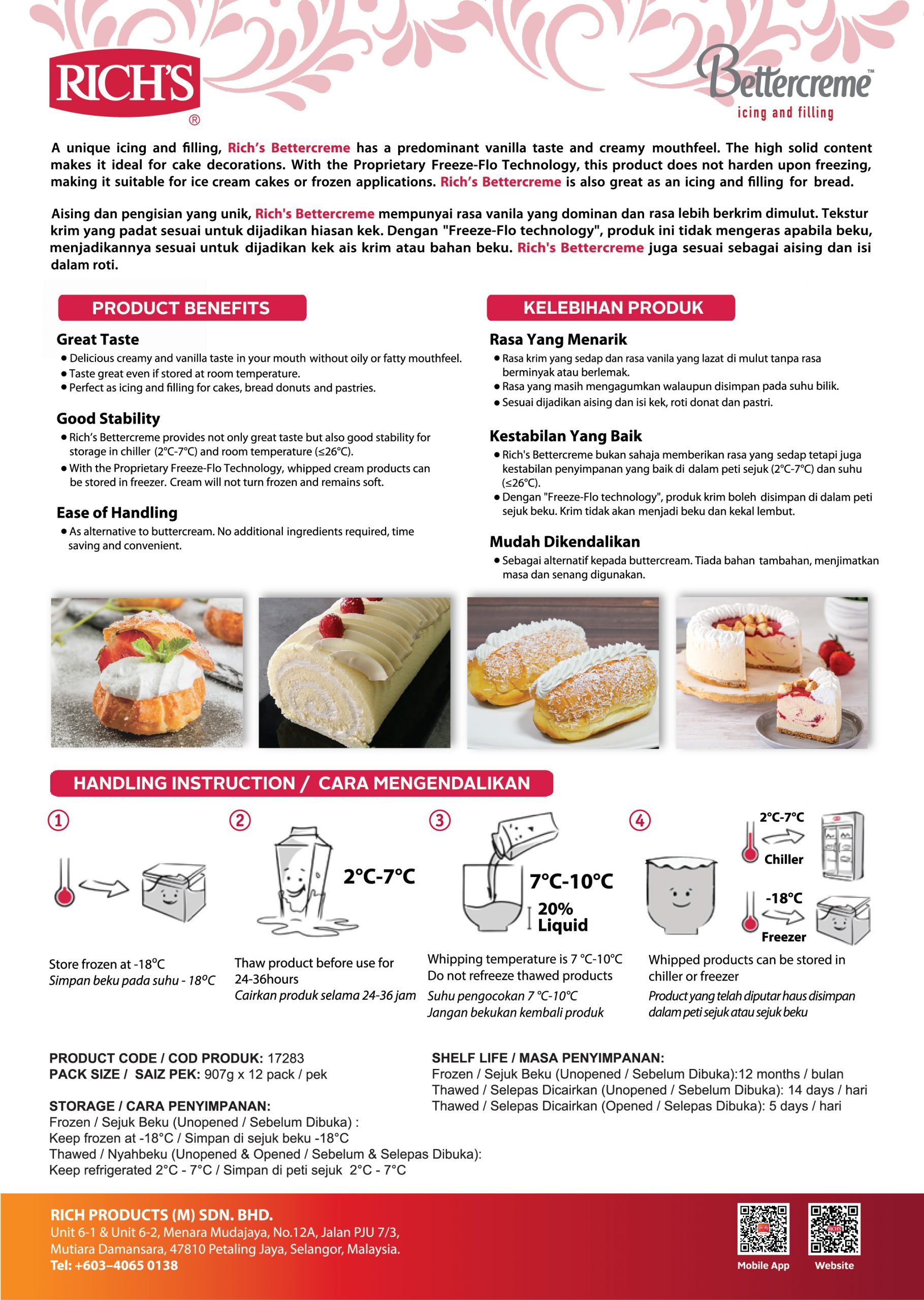 Rich’s Bettercreme – Rich Products Malaysia