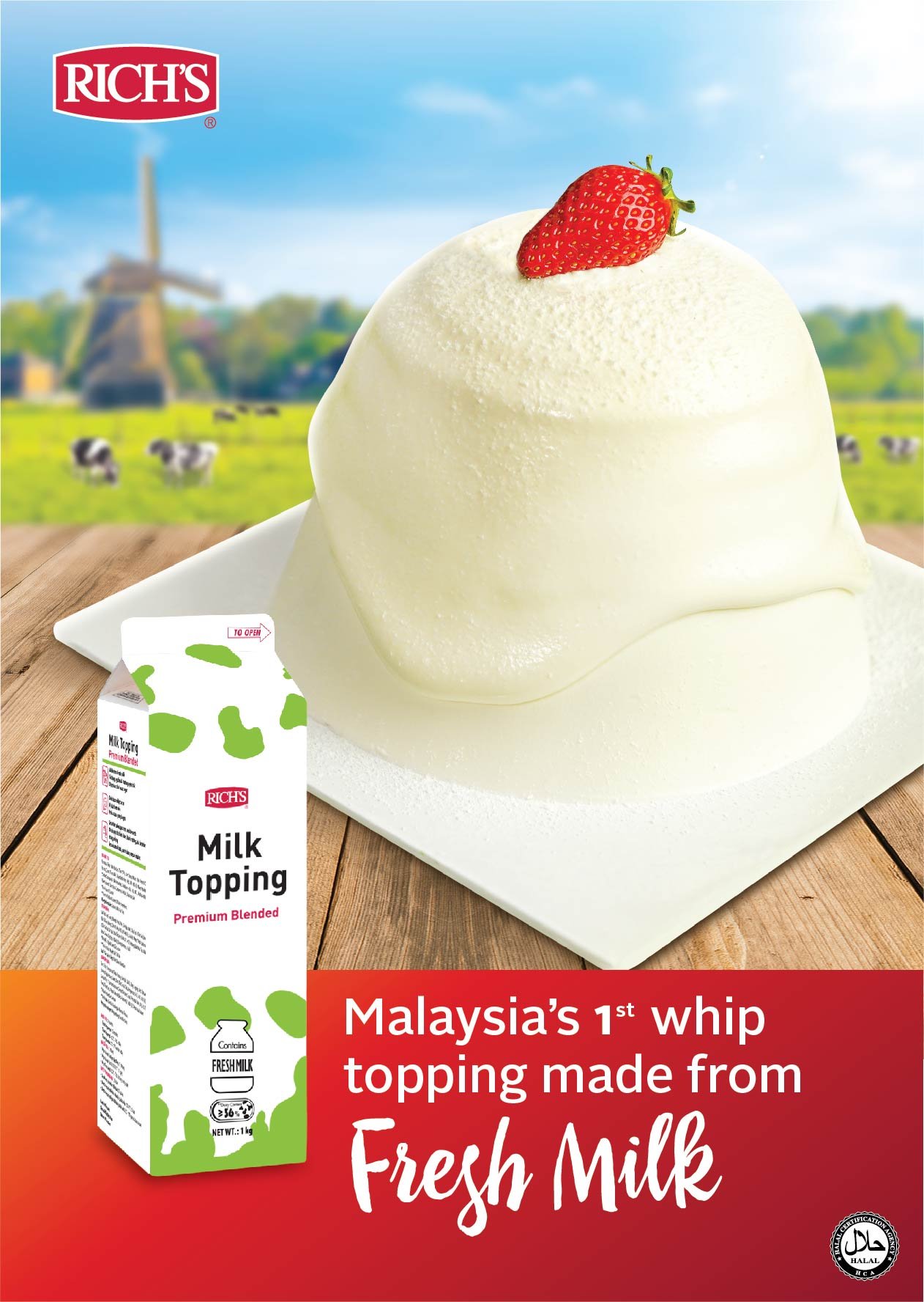 Rich’s Milk Topping – Rich Products Malaysia